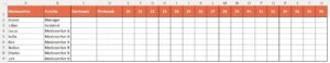 Zo maak jij een overzichtelijk vakantierooster in Excel!